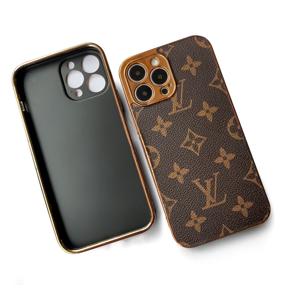 SOFT LUXURY IPHONE CASE WITH GOLDEN BORDER – THEROXYMOB