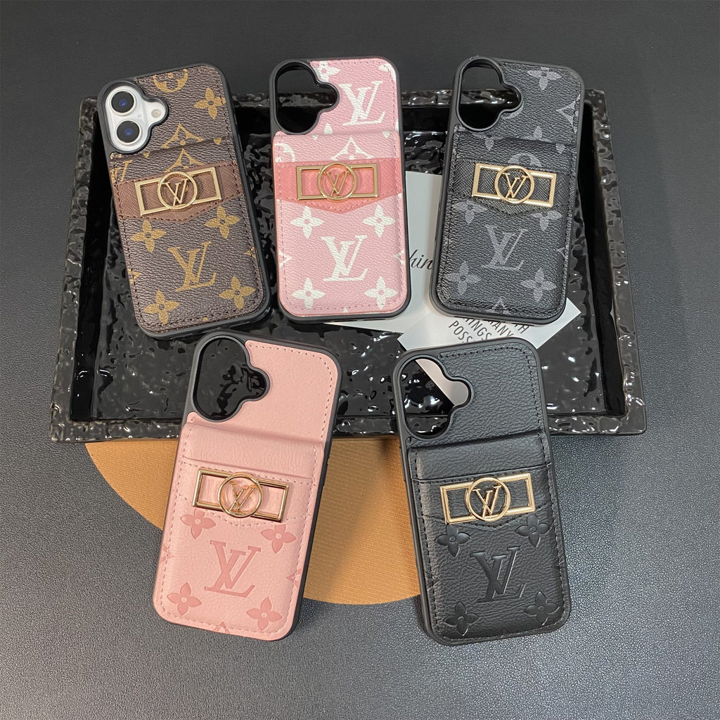 CLASSIC CIRCLE MONOGRAM CANVAS IPHONE CASE – THEROXYMOB